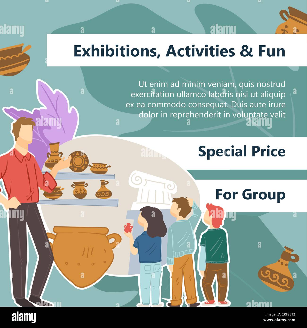 Exhibitions people Stock Vector Images - Alamy