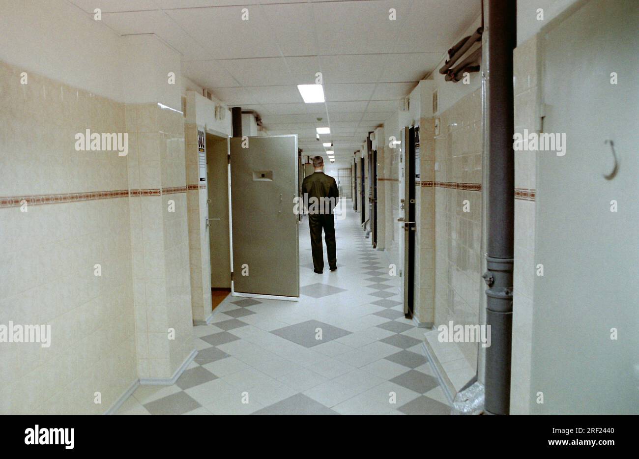 The new building of the Riga Mathis prison, built according to the ...