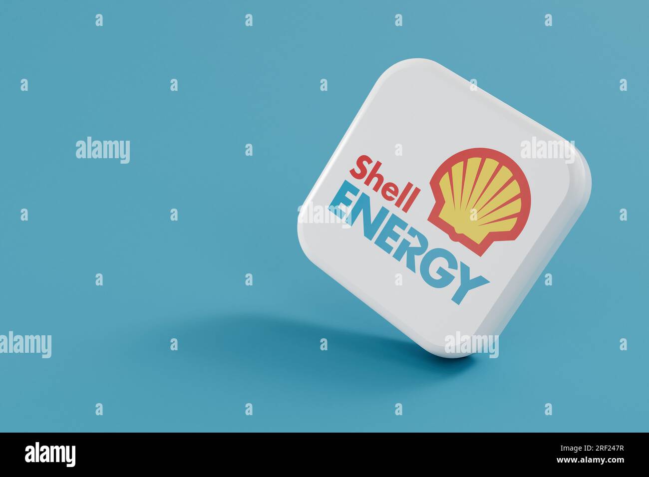 LONDON, UK - July 2023: Shall Energy gas and electricity energy ...