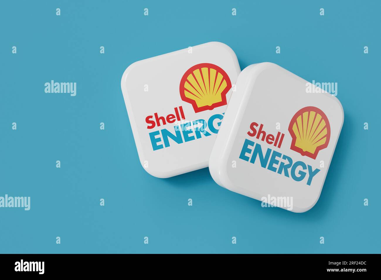 LONDON, UK - July 2023: Shall Energy gas and electricity energy ...