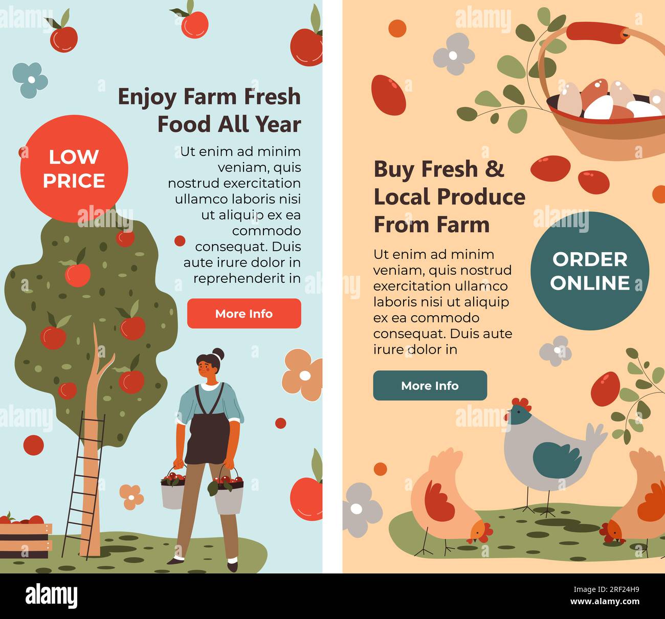 Enjoy local food Stock Vector Images - Alamy