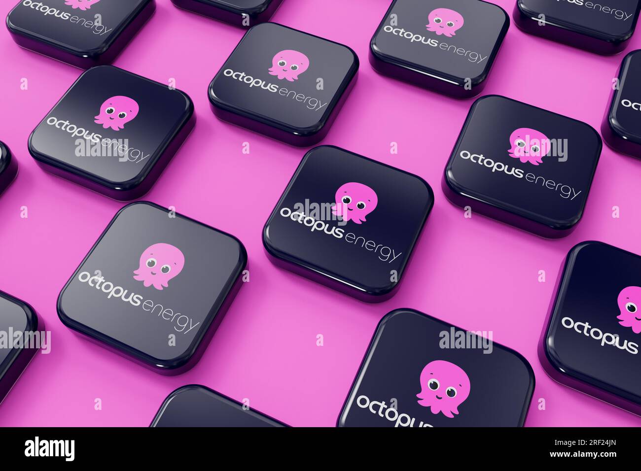 LONDON, UK - July 2023: Octopus Energy gas and electricity energy ...