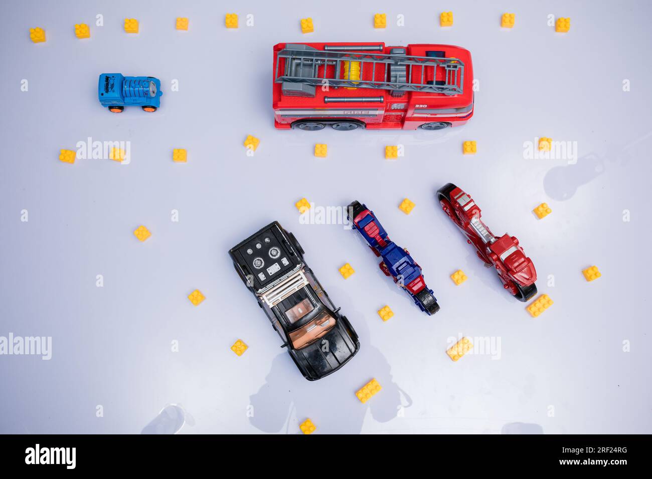 Toy Cars Vehicles Display Stock Photo - Alamy