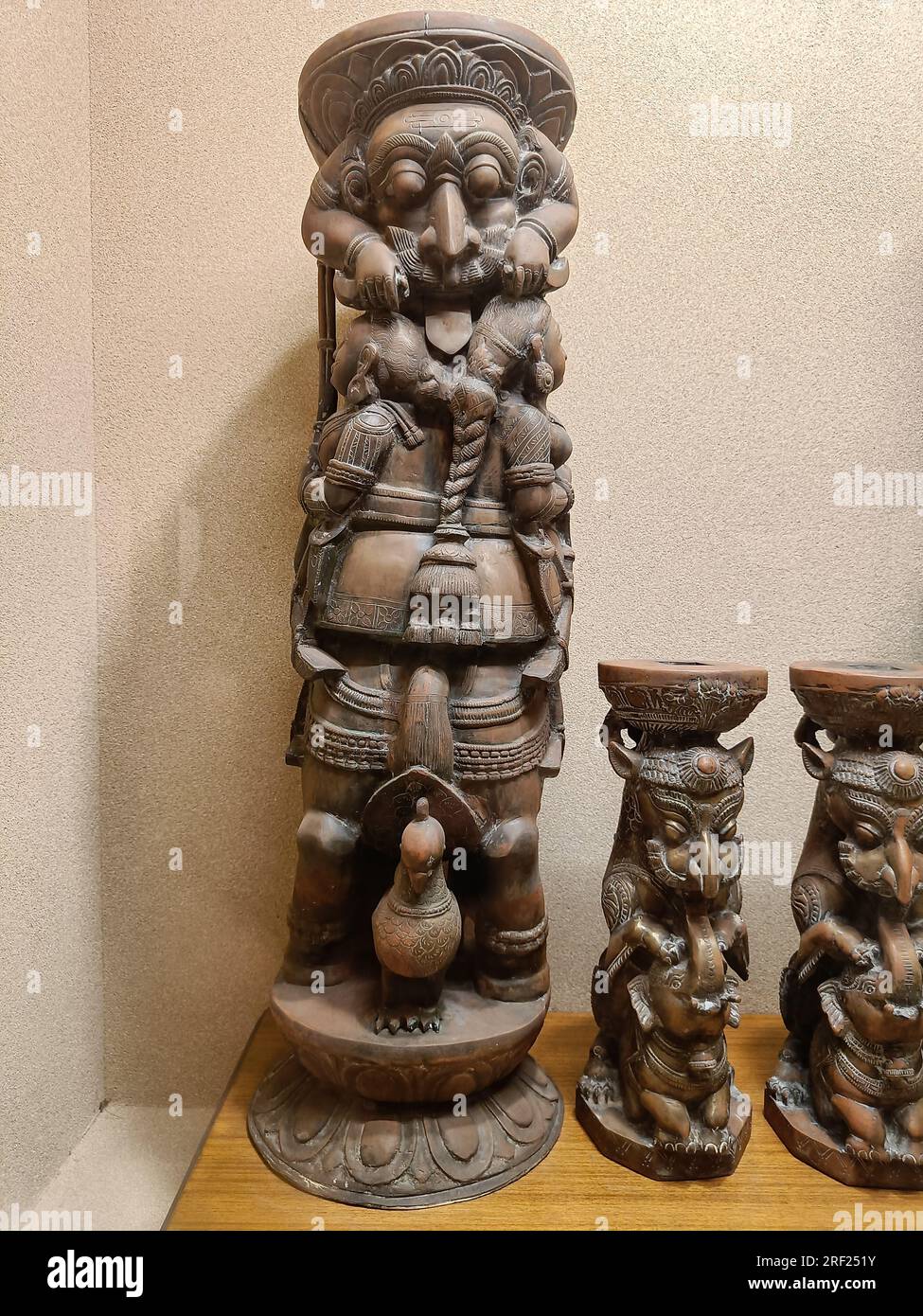 Legs of Palank (bed). Khura, Kalahandi Palace, 20th century Stock Photo ...