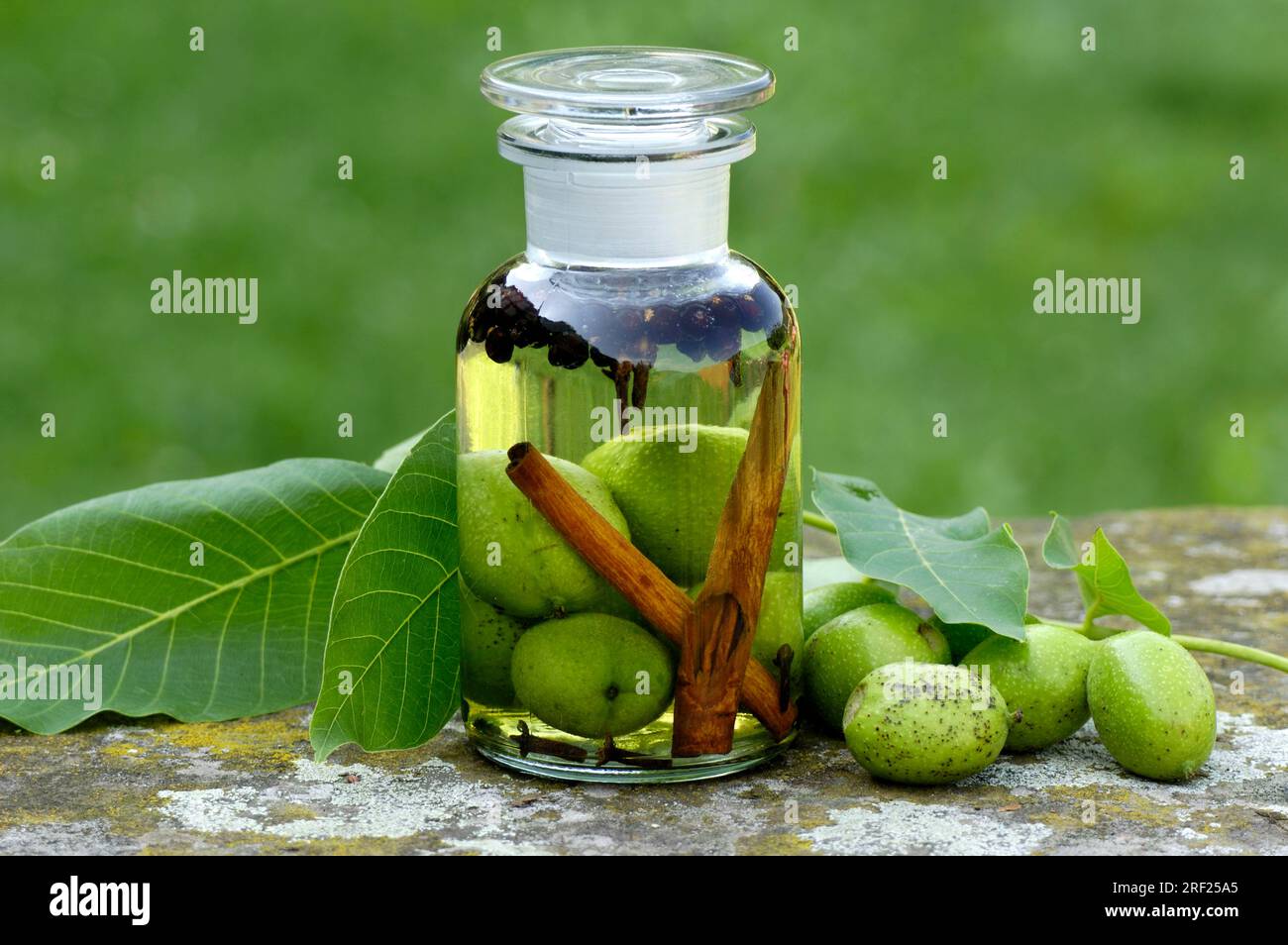 Bitters made from walnut, cinnamon, cloves, juniper berries and brandy ...