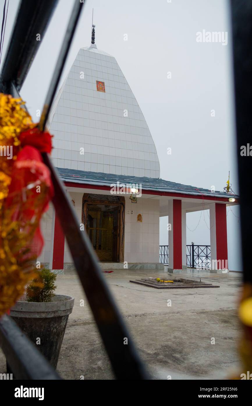 Date: Oct. 14th, 2022. Hindu temple in Dehradun, Uttarakhand, India ...