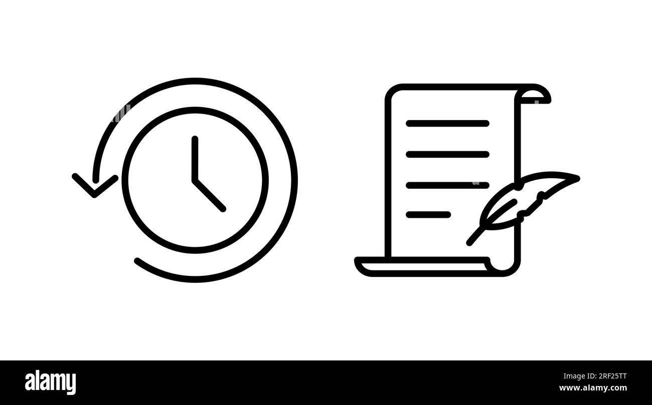 History icon vector. redo history icon Stock Vector Image & Art - Alamy