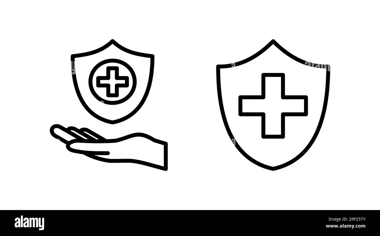 Health insurance icon vector. medical insurance icon Stock Vector Image ...