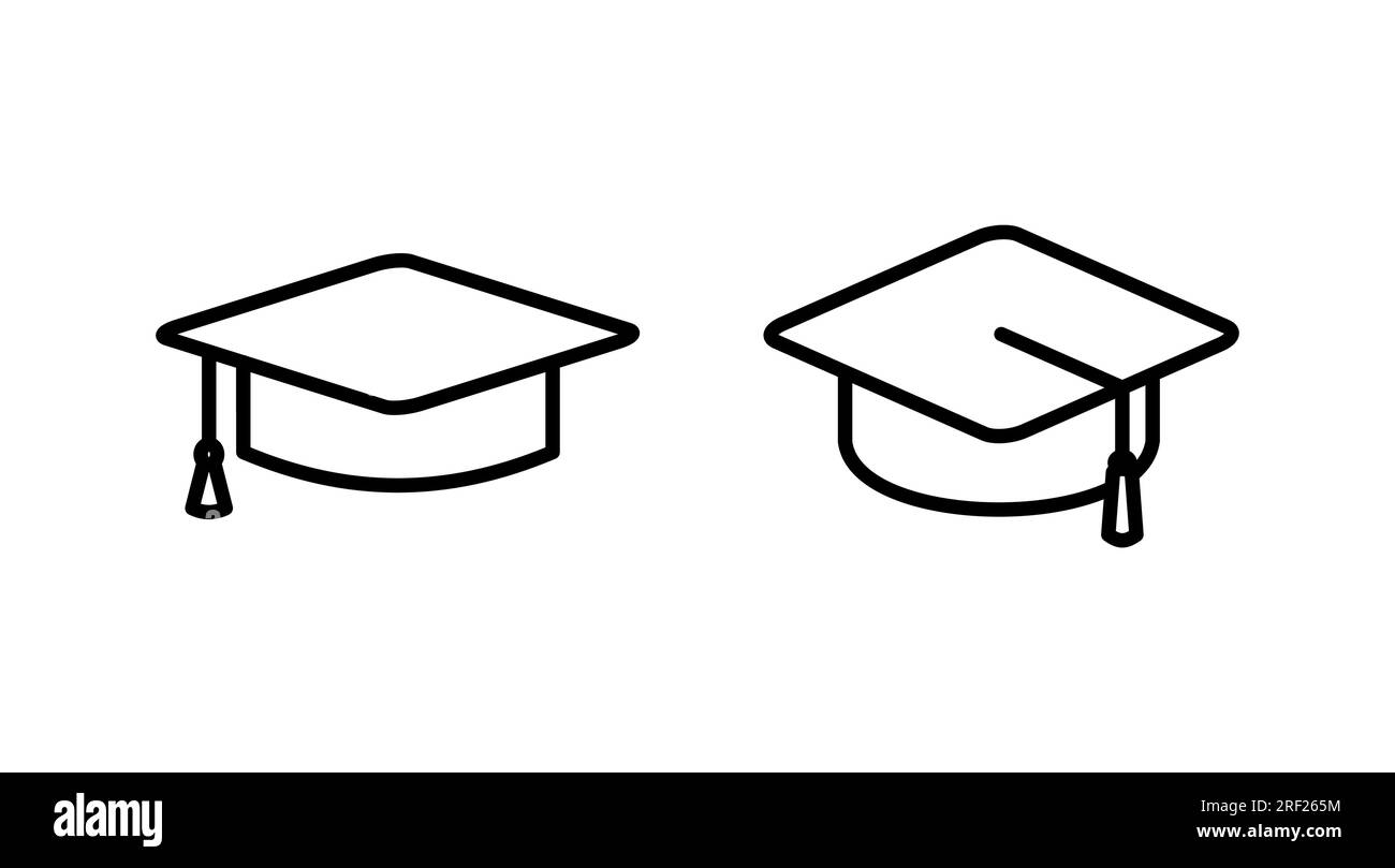 Education icon vector. graduation cap icon vector Stock Vector Image ...