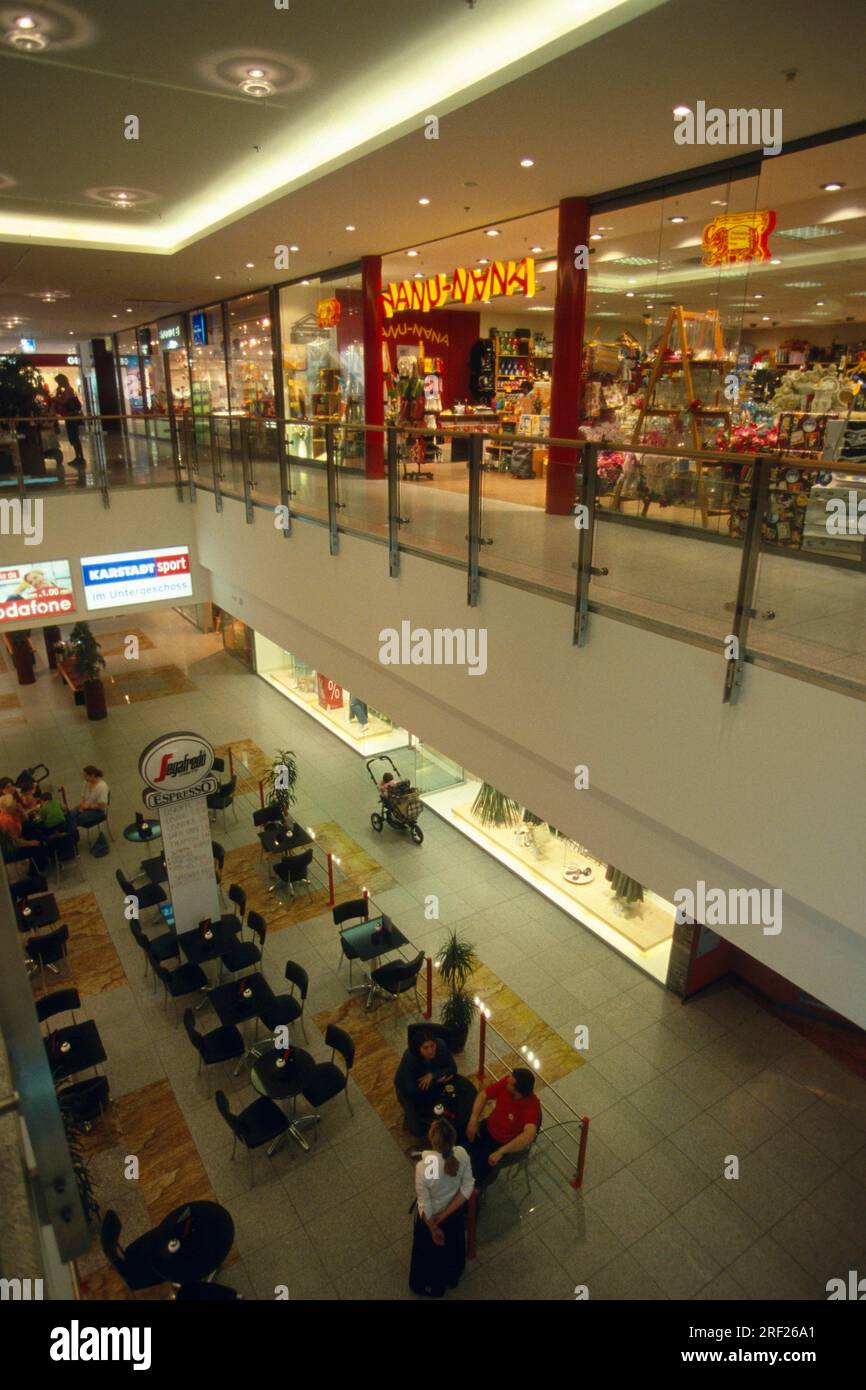 Interior of the LAGO Shopping Center, Constance, Lake Constance, Baden ...