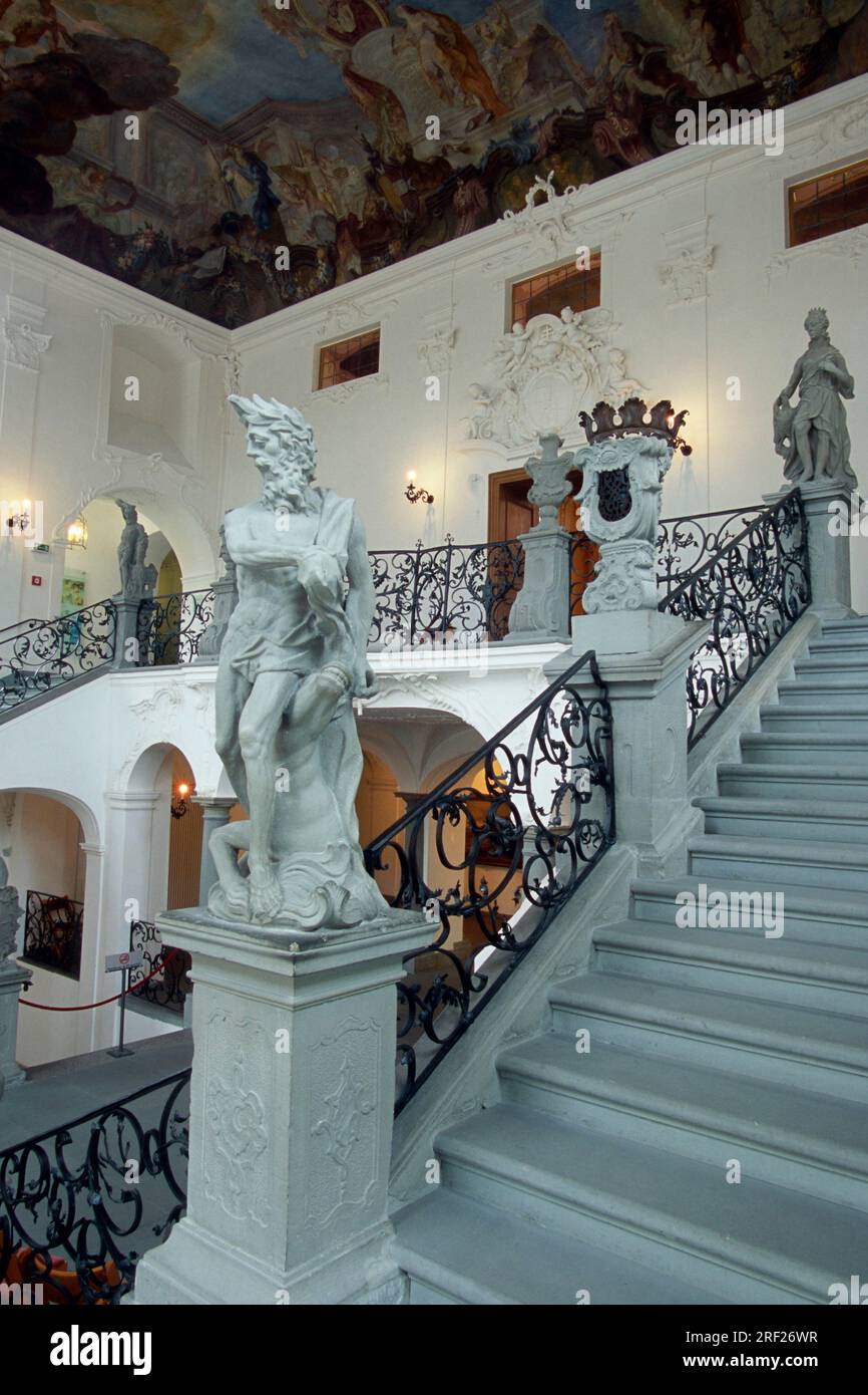 Statue meersburg lake constance germany hi-res stock photography and ...