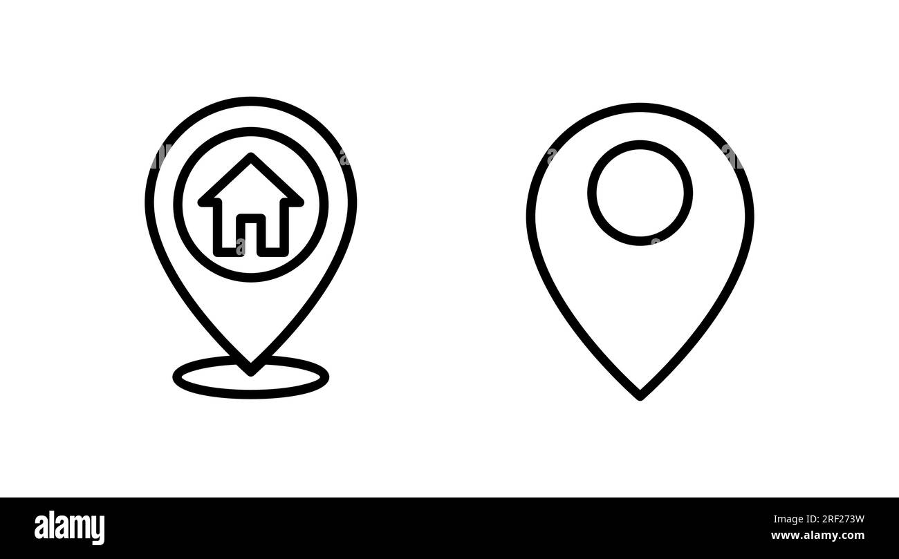 Address icon vector. location icon. address symbol. pin Stock Vector Image & Art - Alamy