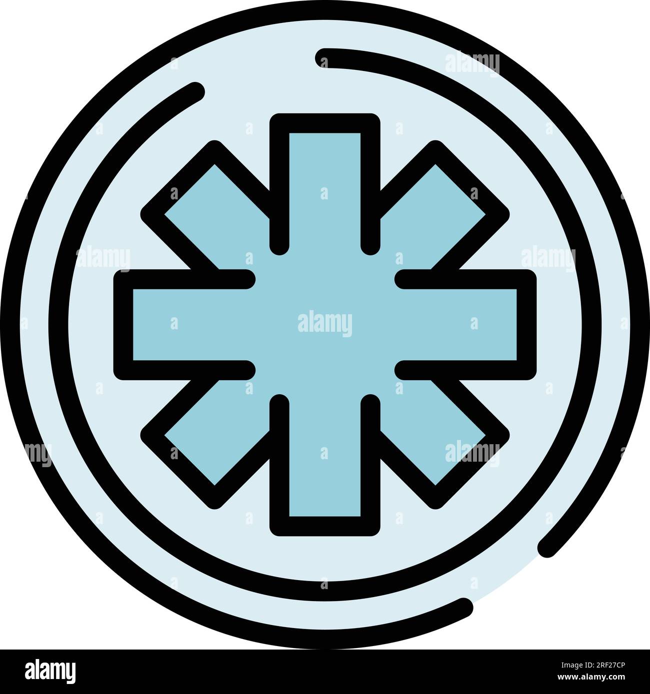 Stress first help icon outline vector. Panic fear. Anxiety disorder ...