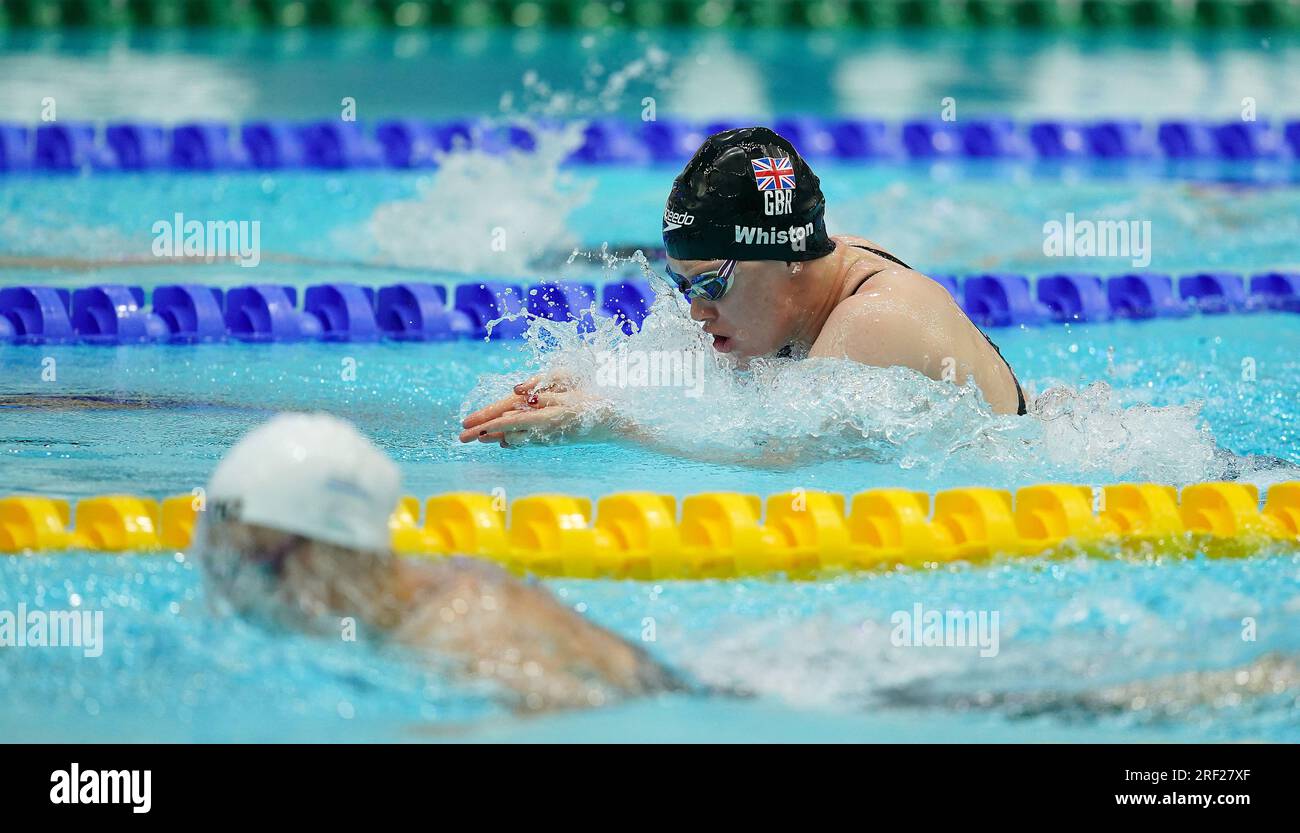 Great Britain's Brock Whiston in action during the Women's 100m SB9 ...