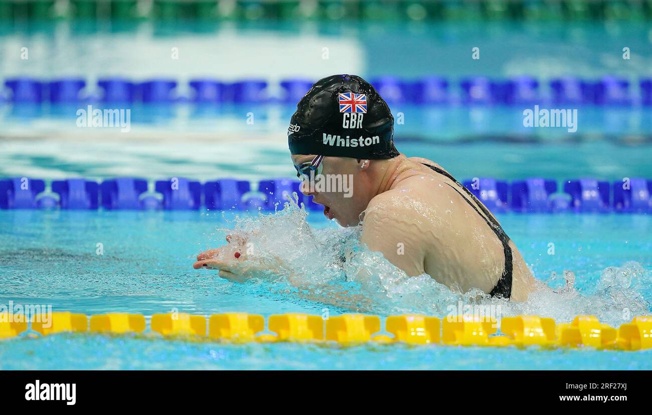 Great Britain's Brock Whiston in action during the Women's 100m SB9 ...