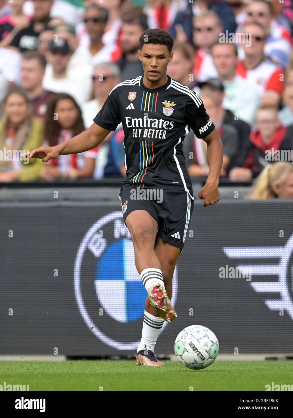 ROTTERDAM - Alexander Bah of Benfica SL during the friendly match ...