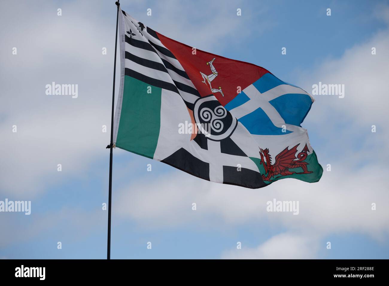 A Celtic nations flag Stock Photo - Alamy A Celtic nations flag Stock Photo - Alamy