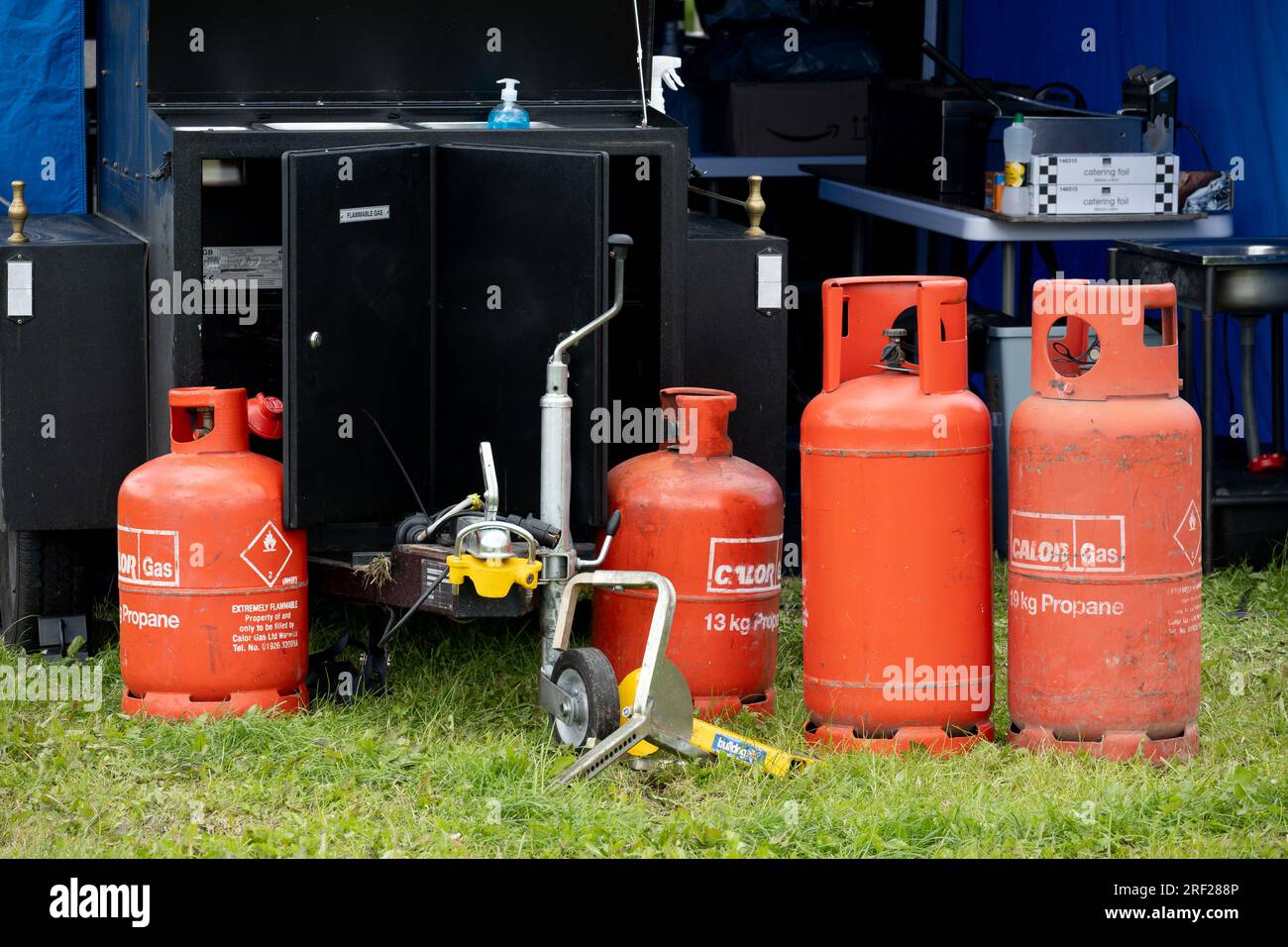 Calor Gas bottles Stock Photo - Alamy