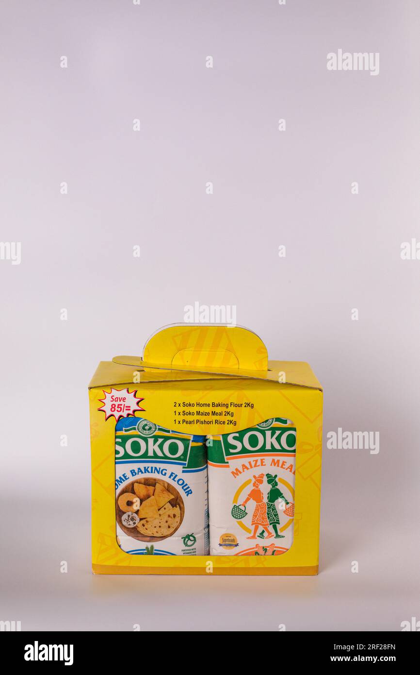 Chapati Mandazi Andazi Samosa triangular-shaped snacks on a plate on a ...