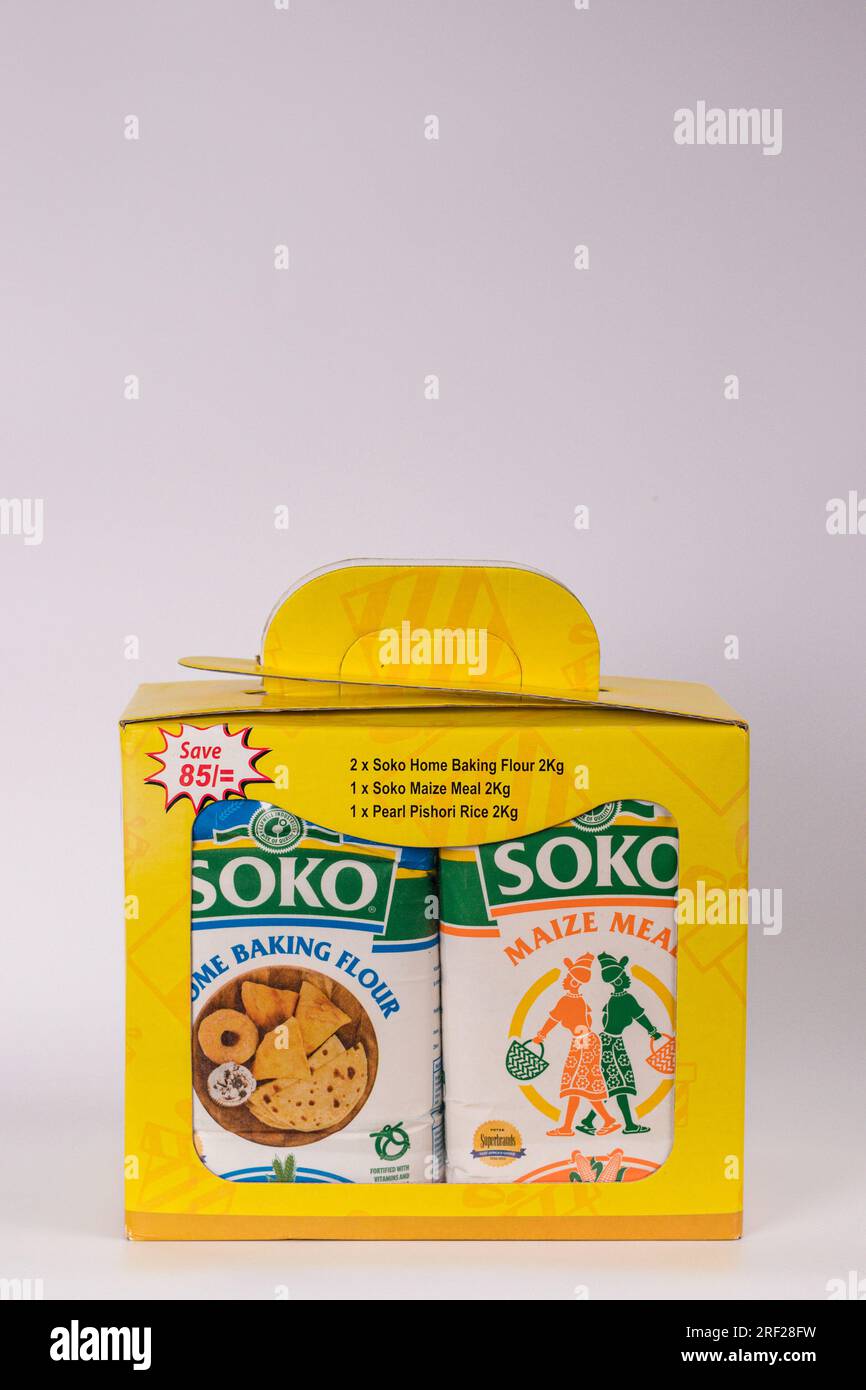 Chapati Mandazi Andazi Samosa triangular-shaped snacks on a plate on a ...