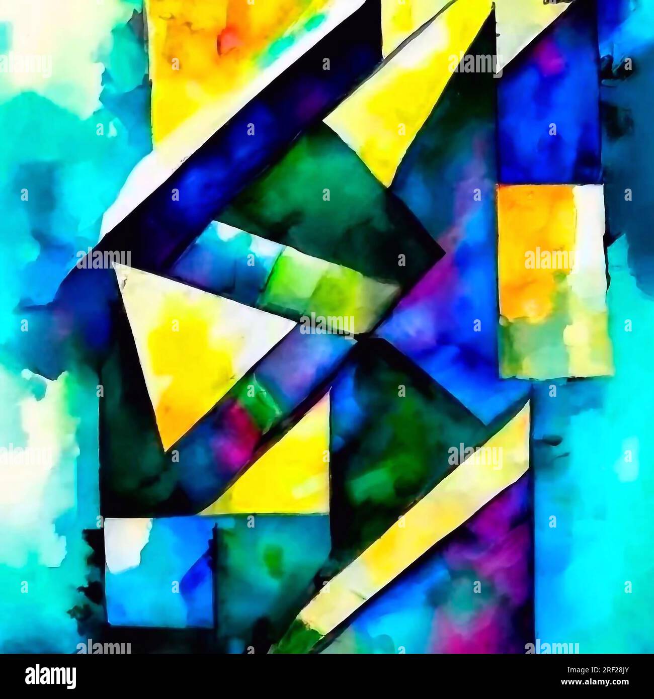Flower painting on the wall texture pattern background Stock Photo - Alamy