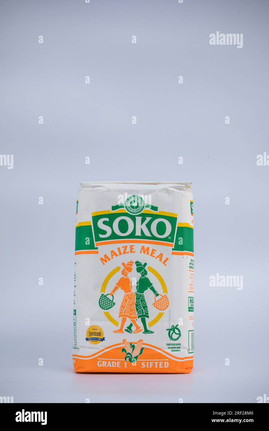 Chapati Mandazi Andazi Samosa triangular-shaped snacks on a plate on a ...