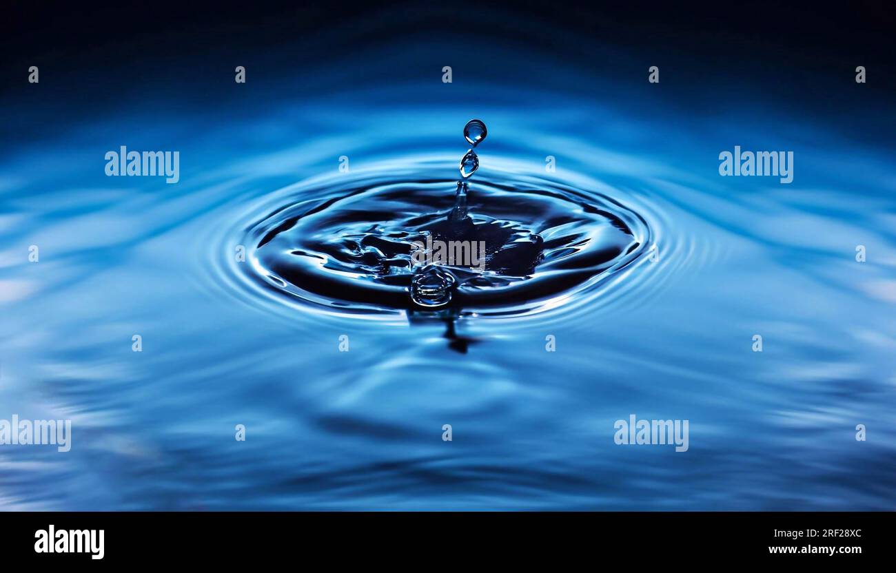 macro water drop texture,water droplets with macro waves Stock Photo ...