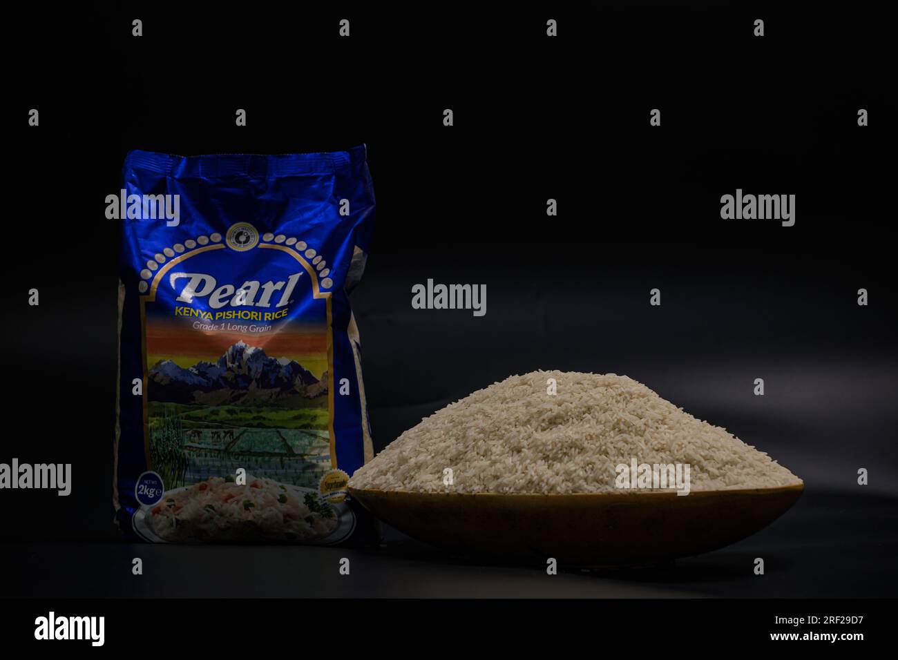 Rice grains raw white on the floor Soko Maize Meal Home Baking ...