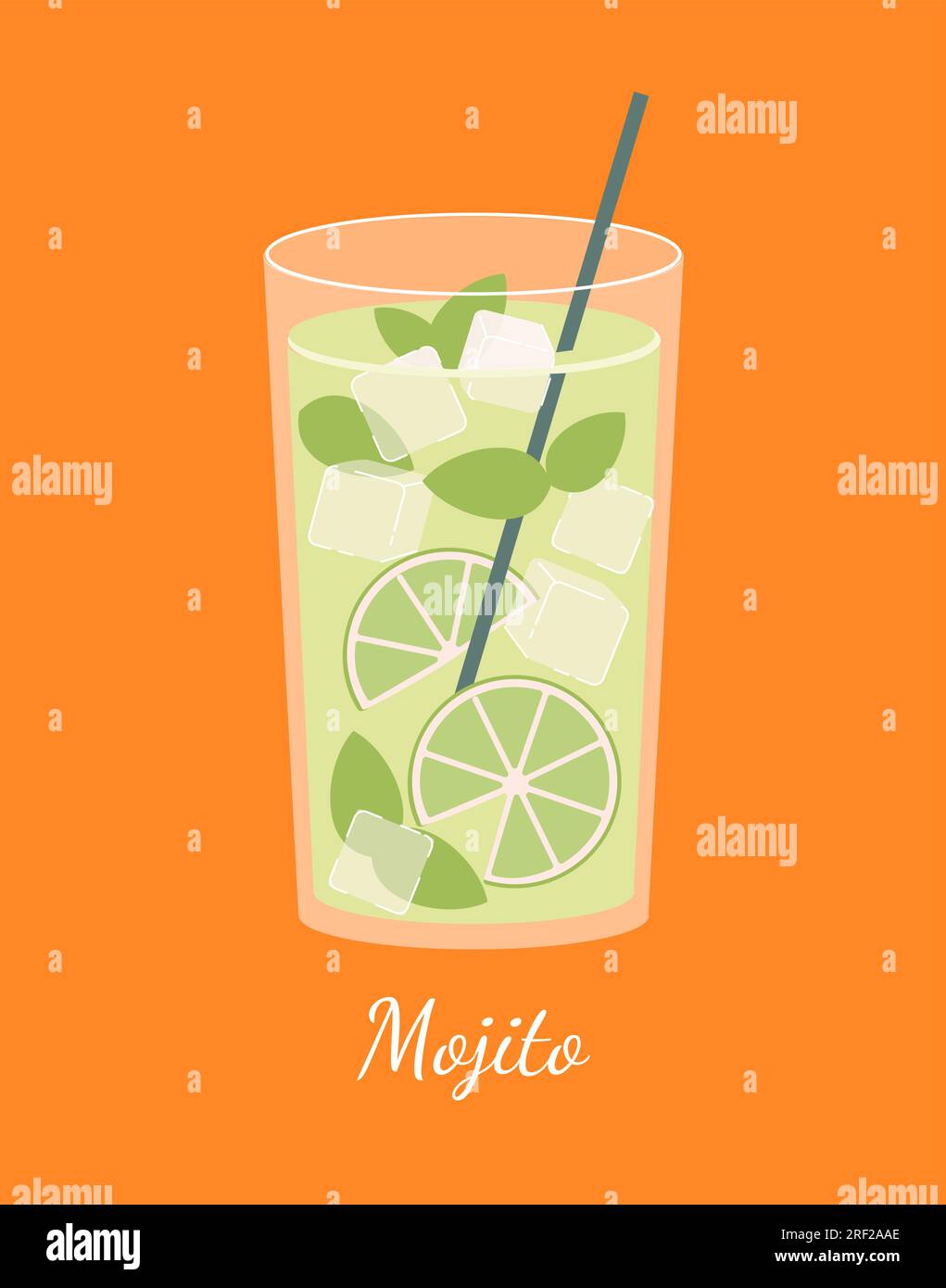 Mojito cocktail vector concept Stock Vector Image & Art - Alamy