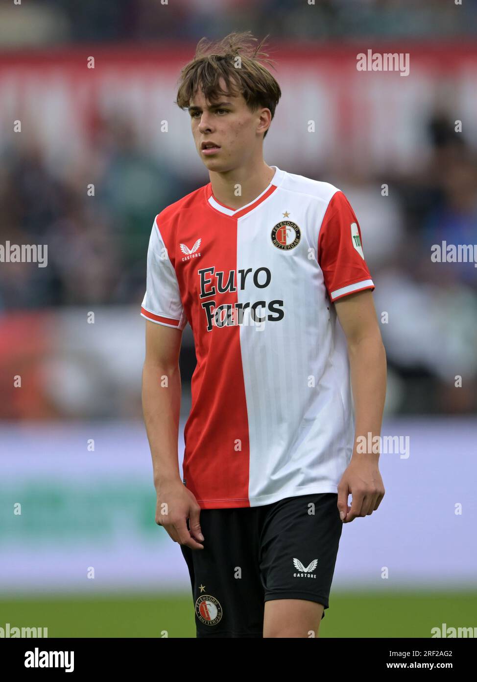 ROTTERDAM - Leo Sauer of Feyenoord during the friendly match between ...