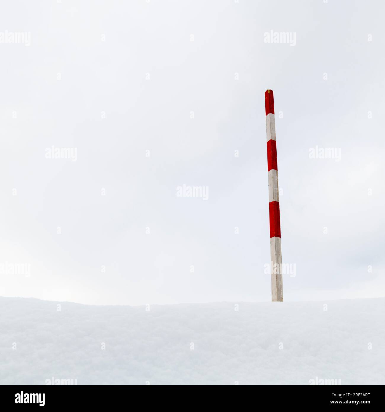 Wooden pole in the snow, Biei, Hokkaido, Japan Stock Photo - Alamy