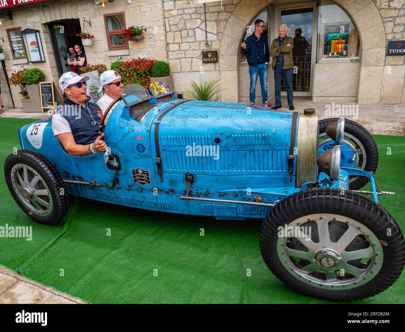 1927 BUGATTI T37, Mille Miglia 2023, day2 at San Marino Stock Photo - Alamy