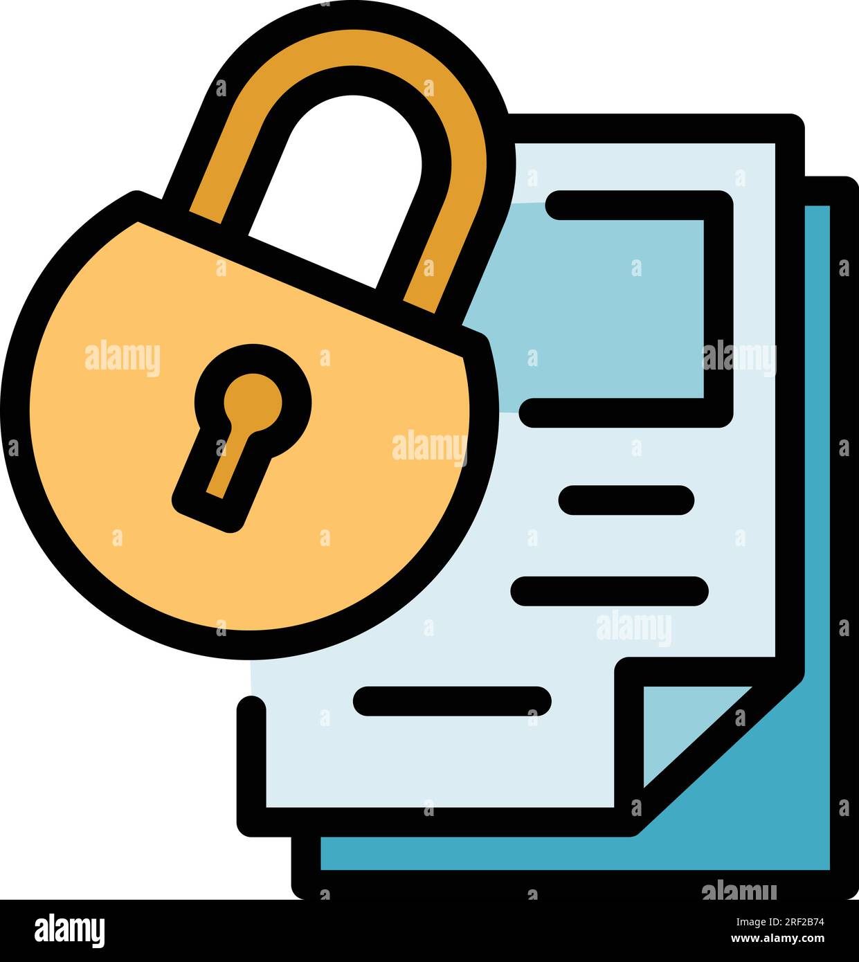File padlock icon outline vector. Two factor authentication. Code sms ... File padlock icon outline vector. Two factor authentication. Code sms ...