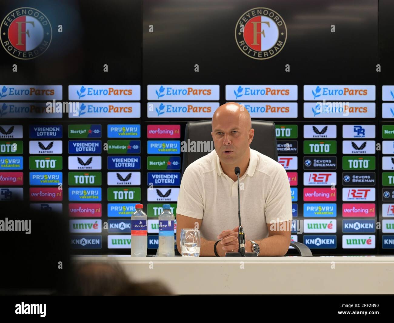 ROTTERDAM - Feyenoord coach Arne Slot during the friendly match between ...