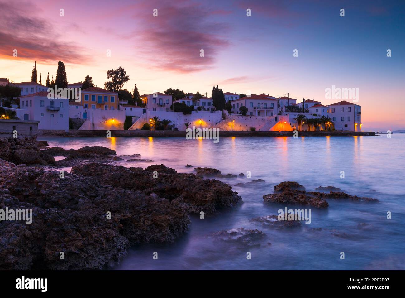 Spetses greece beach hi-res stock photography and images - Alamy