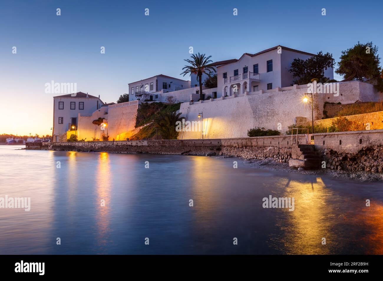 Spetses greece beach hi-res stock photography and images - Alamy