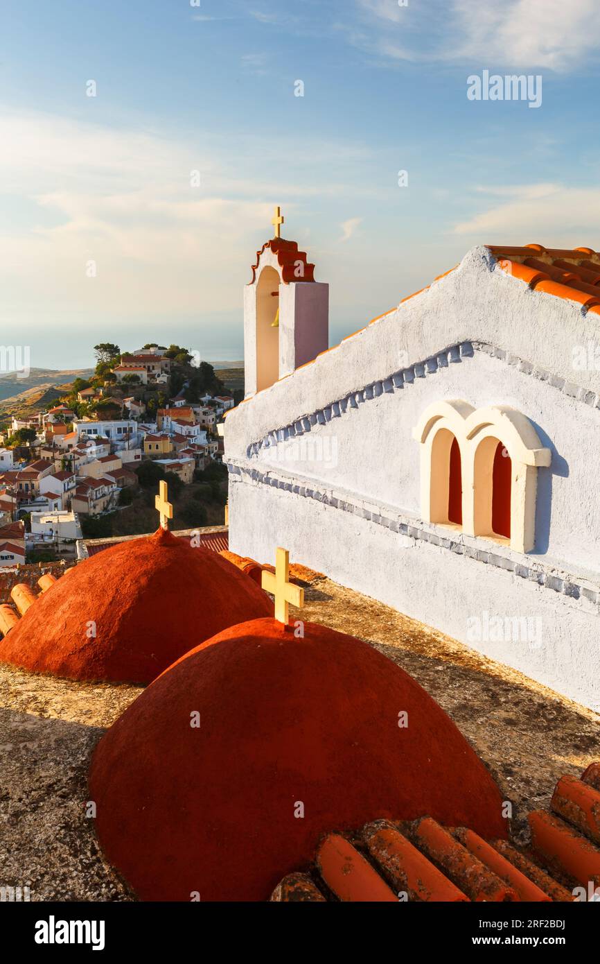 Old church in Ioulida village on Kea island in Greece Stock Photo - Alamy