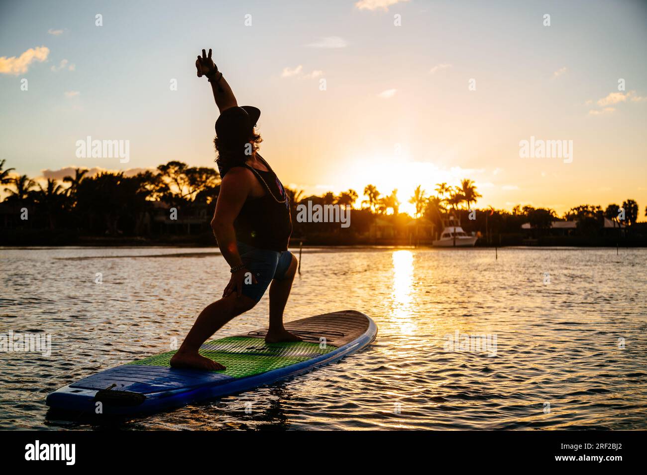 Raised paddle hi-res stock photography and images - Alamy