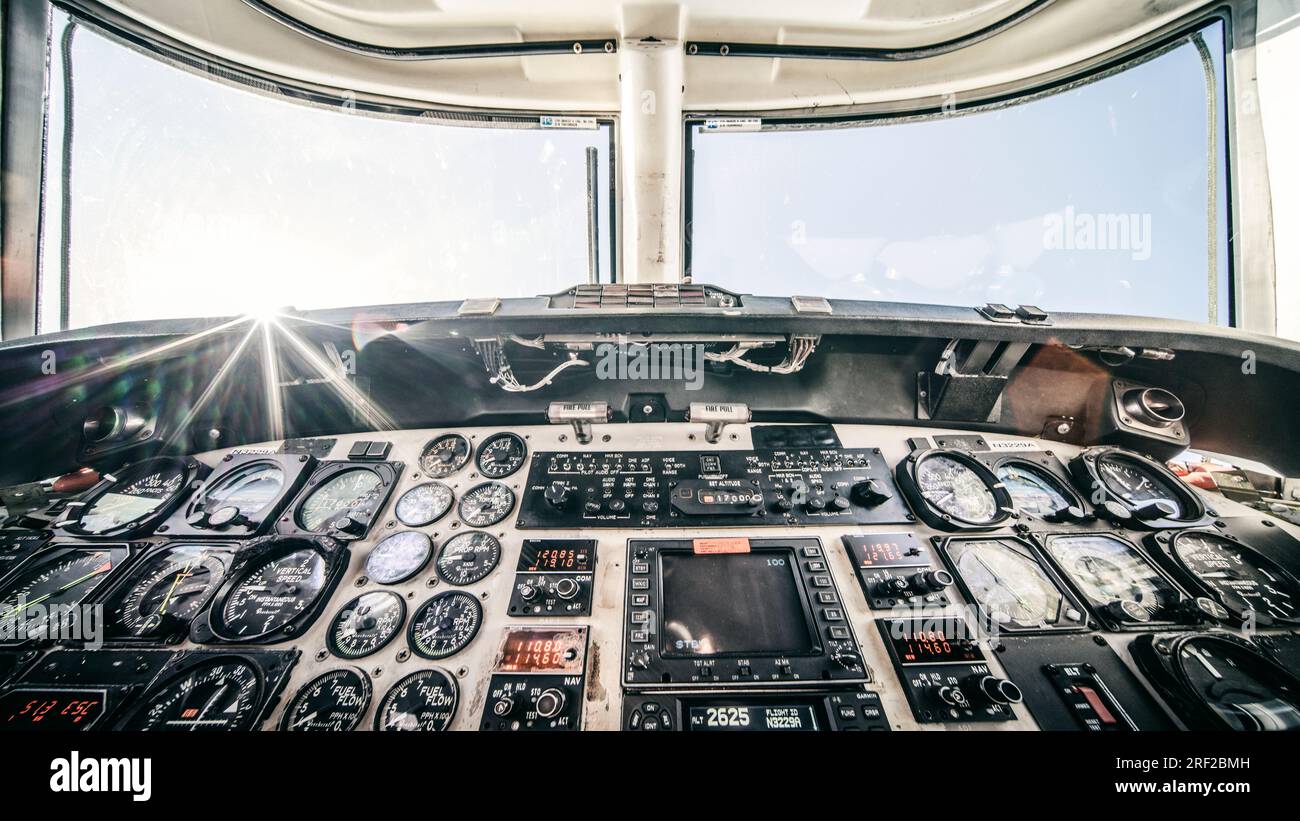 Cockpit Wide Angle Stock Photo - Alamy