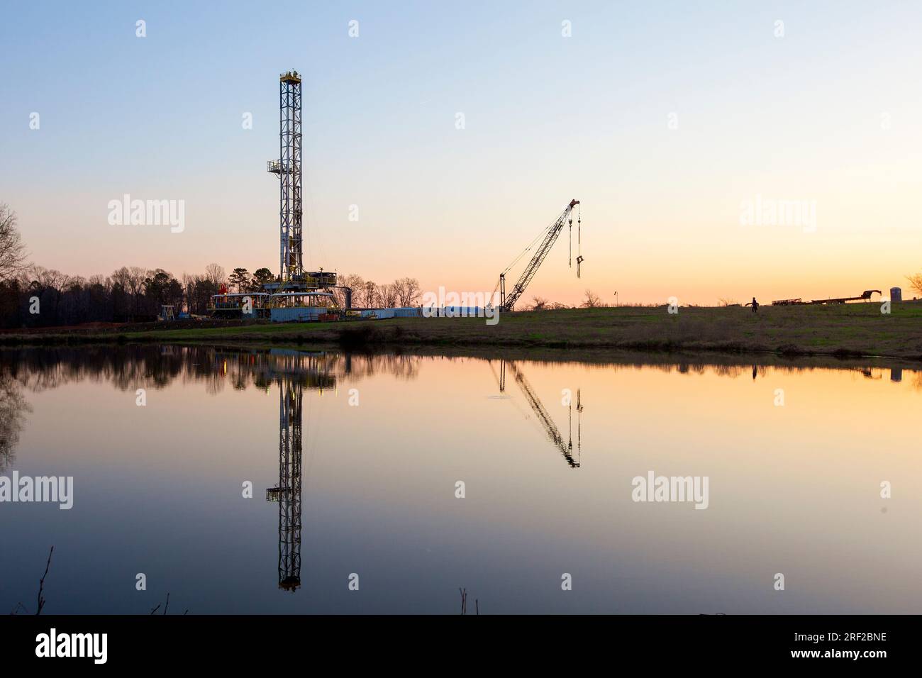 North Texas Drilling Stock Photo - Alamy