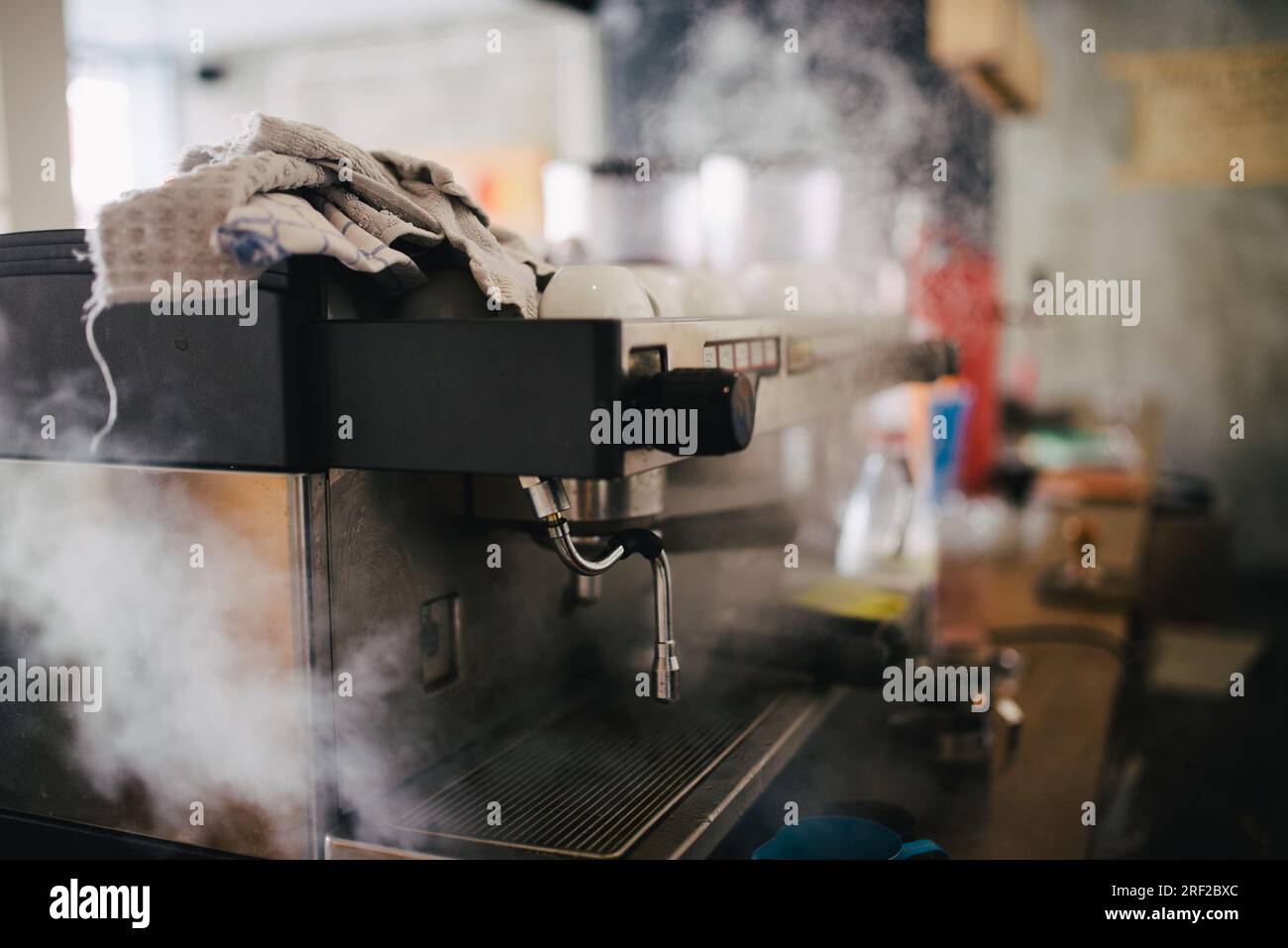 Hot water from coffee maker hi-res stock photography and images - Alamy