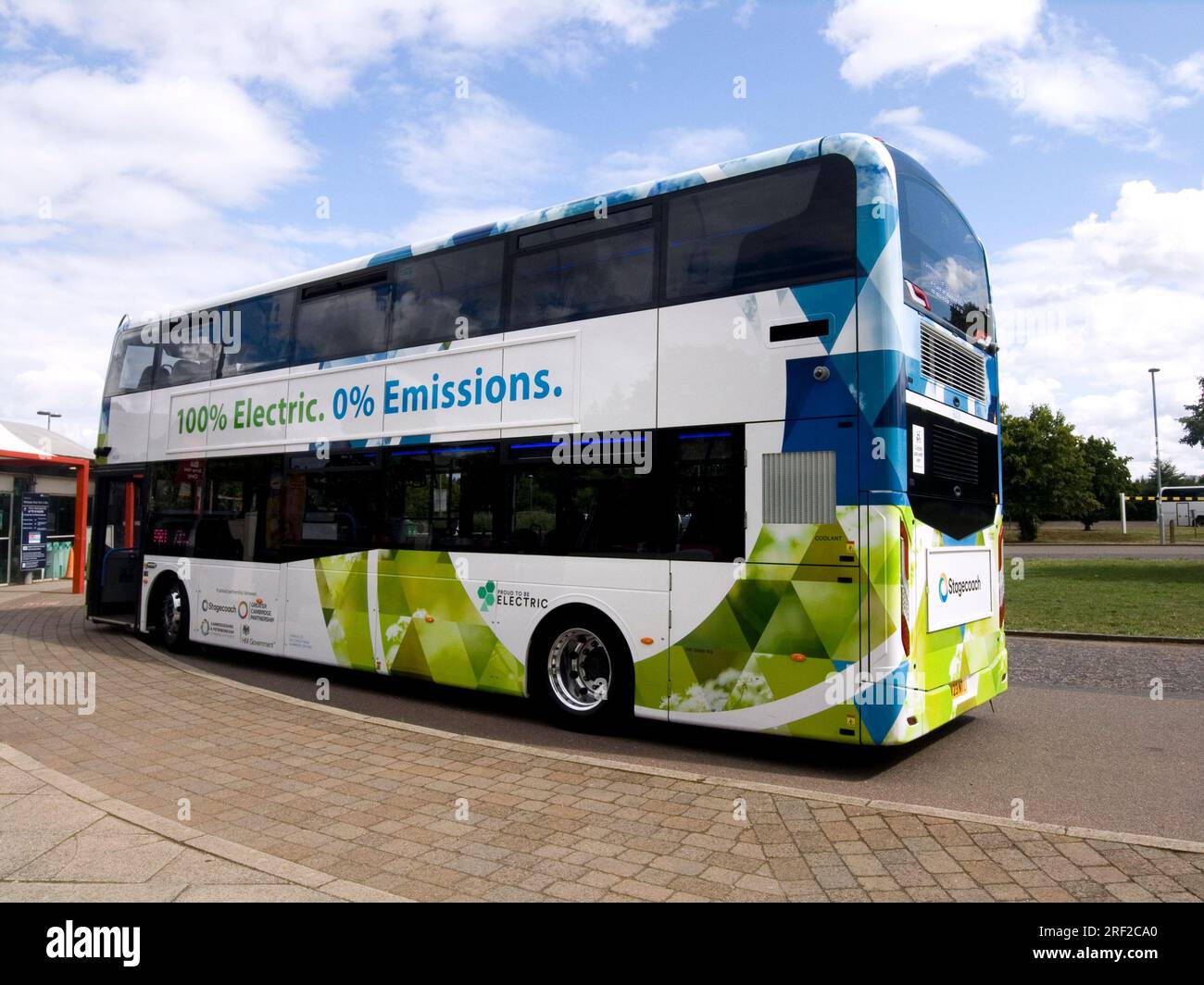 Electric Bus, Cambridge Stock Photo - Alamy