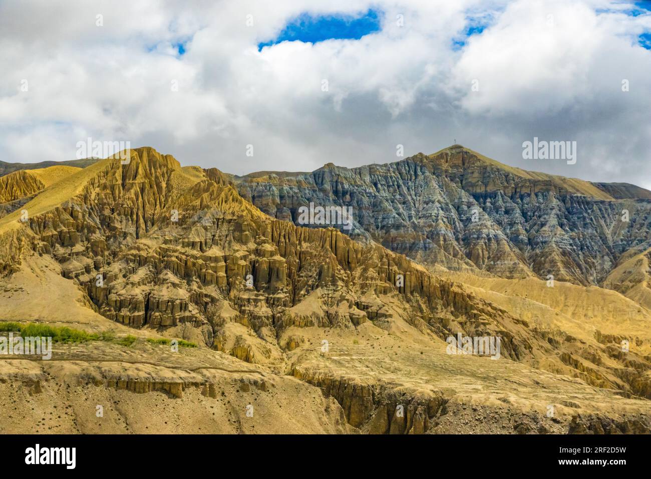 Breathtaking Landscape of Upper Mutang Desert Landscape alongside ...