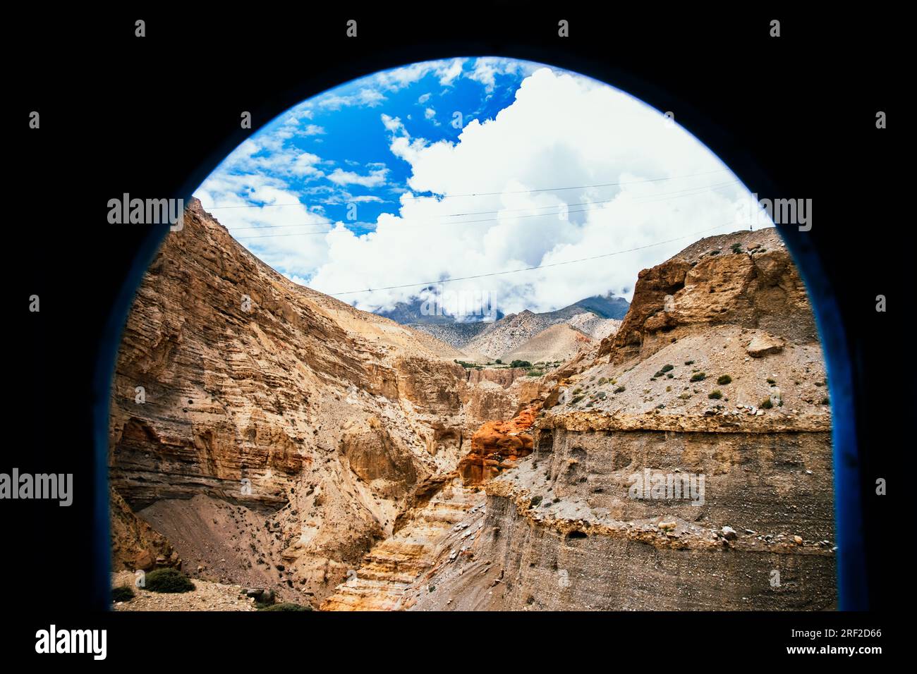 Beautiful Desert Landscape View from the Window of a Truck in Upper ...
