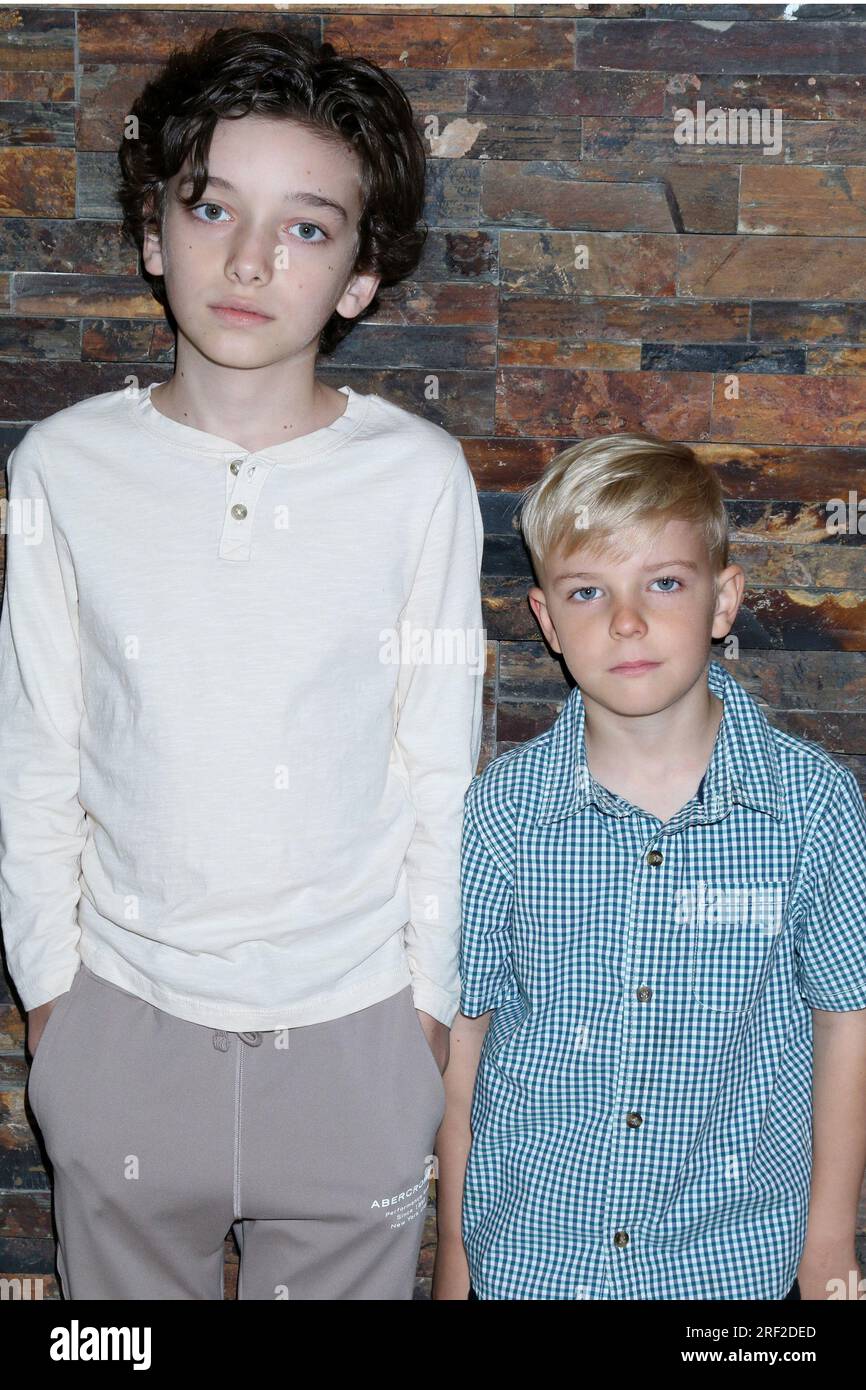 LOS ANGELES - JUL 29: Easton Rocket Sweda, Viron Weaver at the General ...