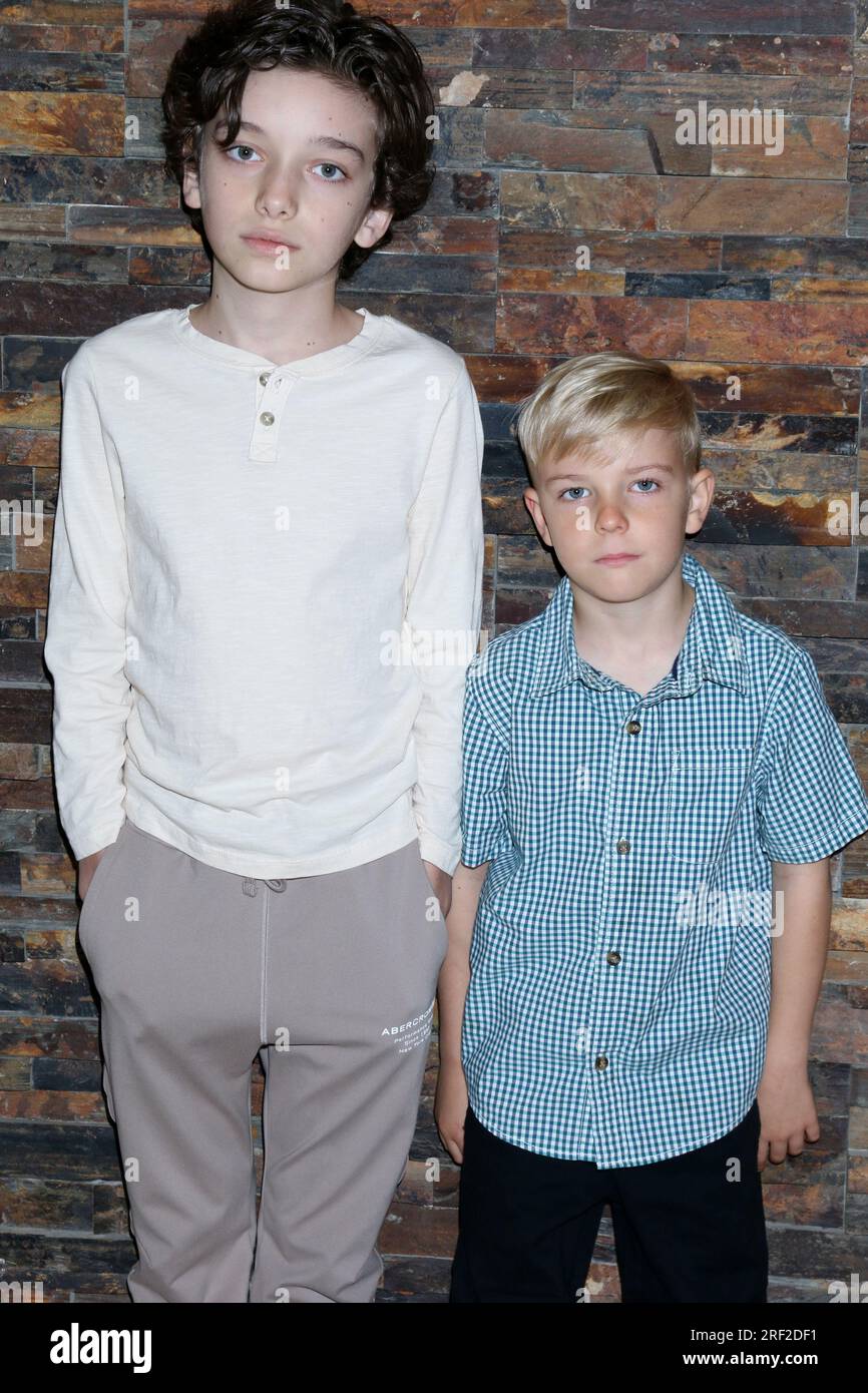 LOS ANGELES - JUL 29: Easton Rocket Sweda, Viron Weaver at the General ...