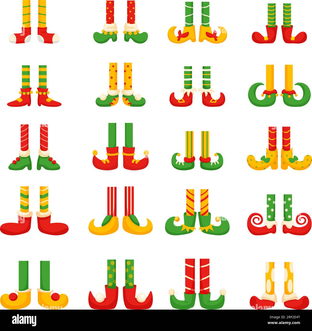 Elves legs, christmas dwarf feet in pants and shoes. Fun elf leg, cute ...