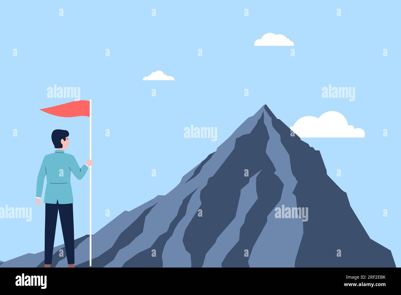 Aspiring leader Stock Vector Images - Alamy