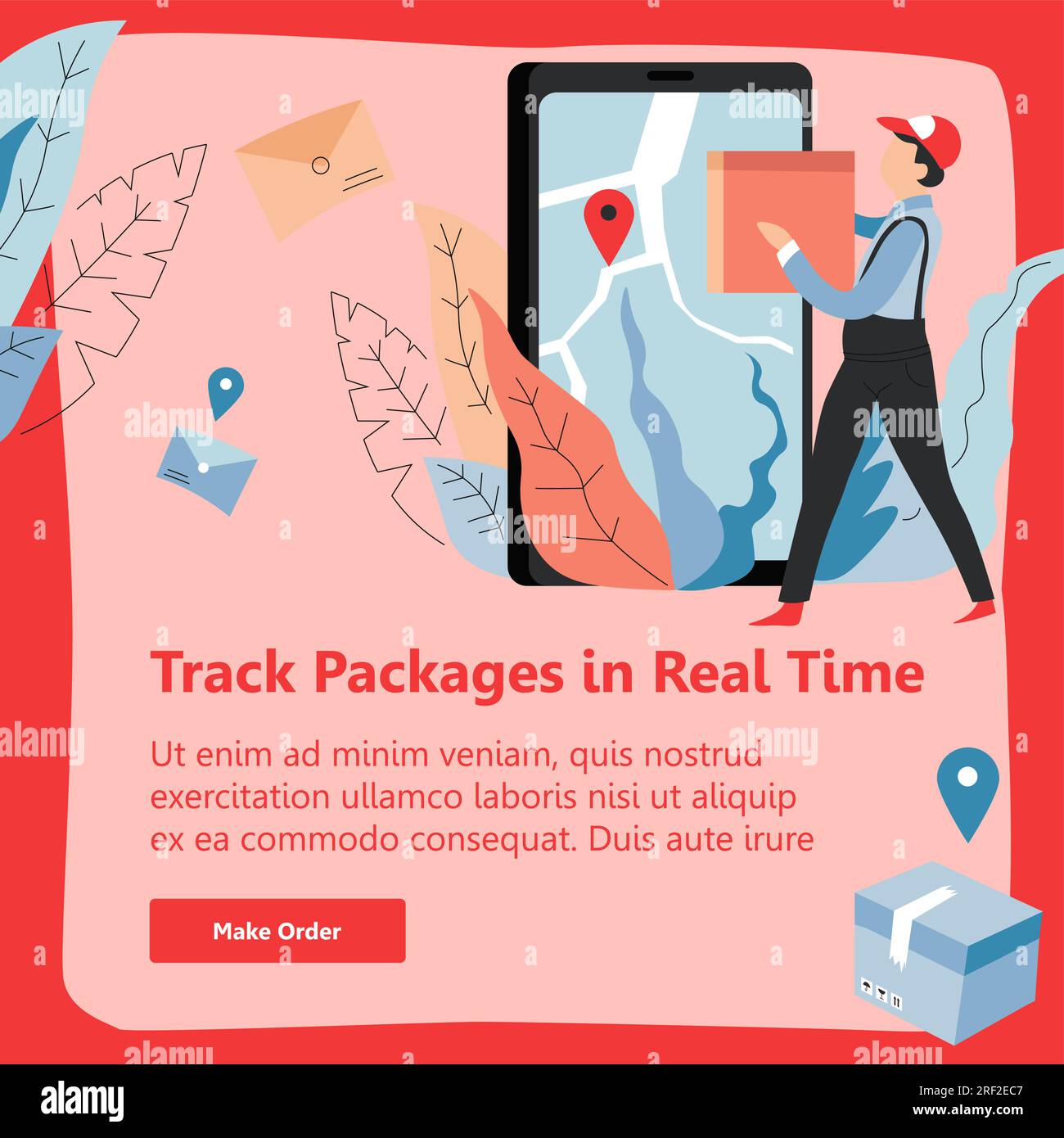 Real time location tracking Stock Vector Images - Alamy