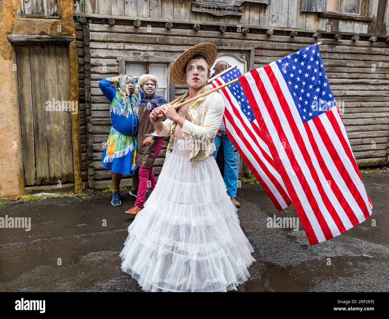 Edinburgh, Scotland, UK, 31 July 2023. Edinburgh Festival Fringe Dark ...